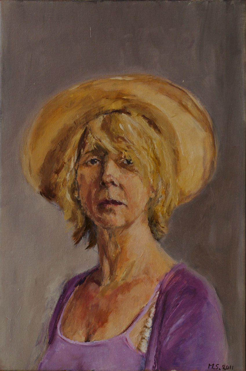 Marianne Snoek - Geschilderd zelfportret